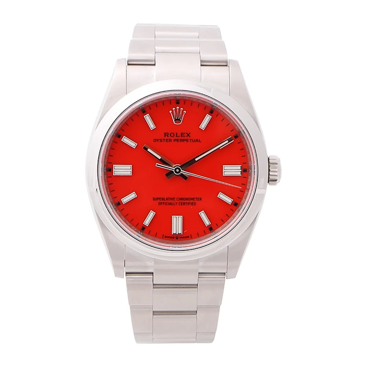Luxurious Design Of The Rolex OP Coral Red Watch– BEAUTY BAR